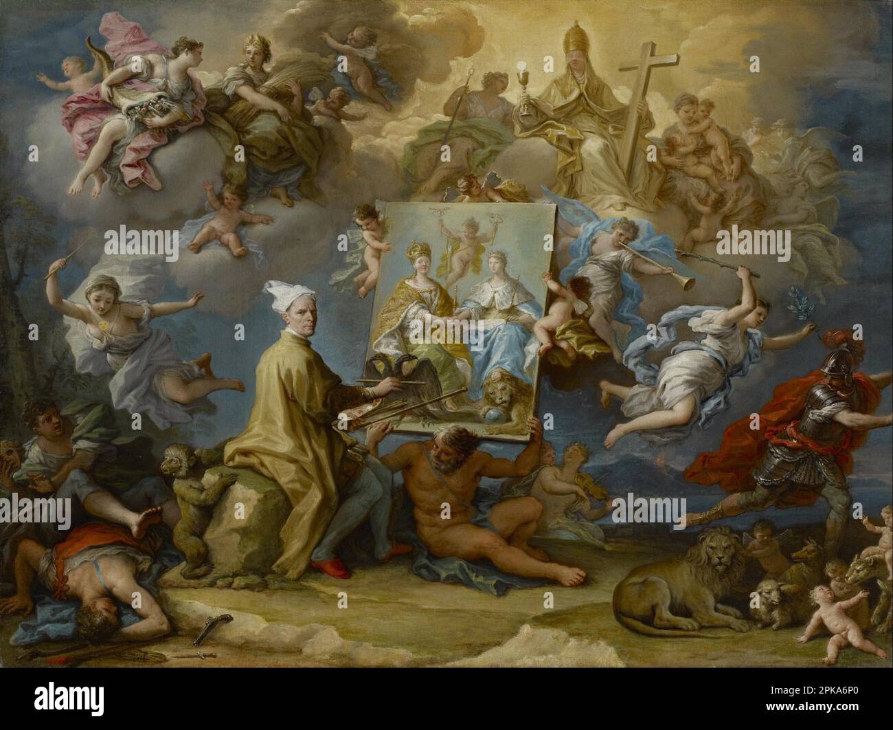 Allegory of peace and the arts hi-res stock photography and images - Alamy