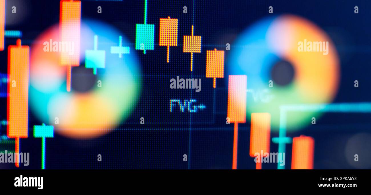 Stock exchange business screen data graph background. Background with ...