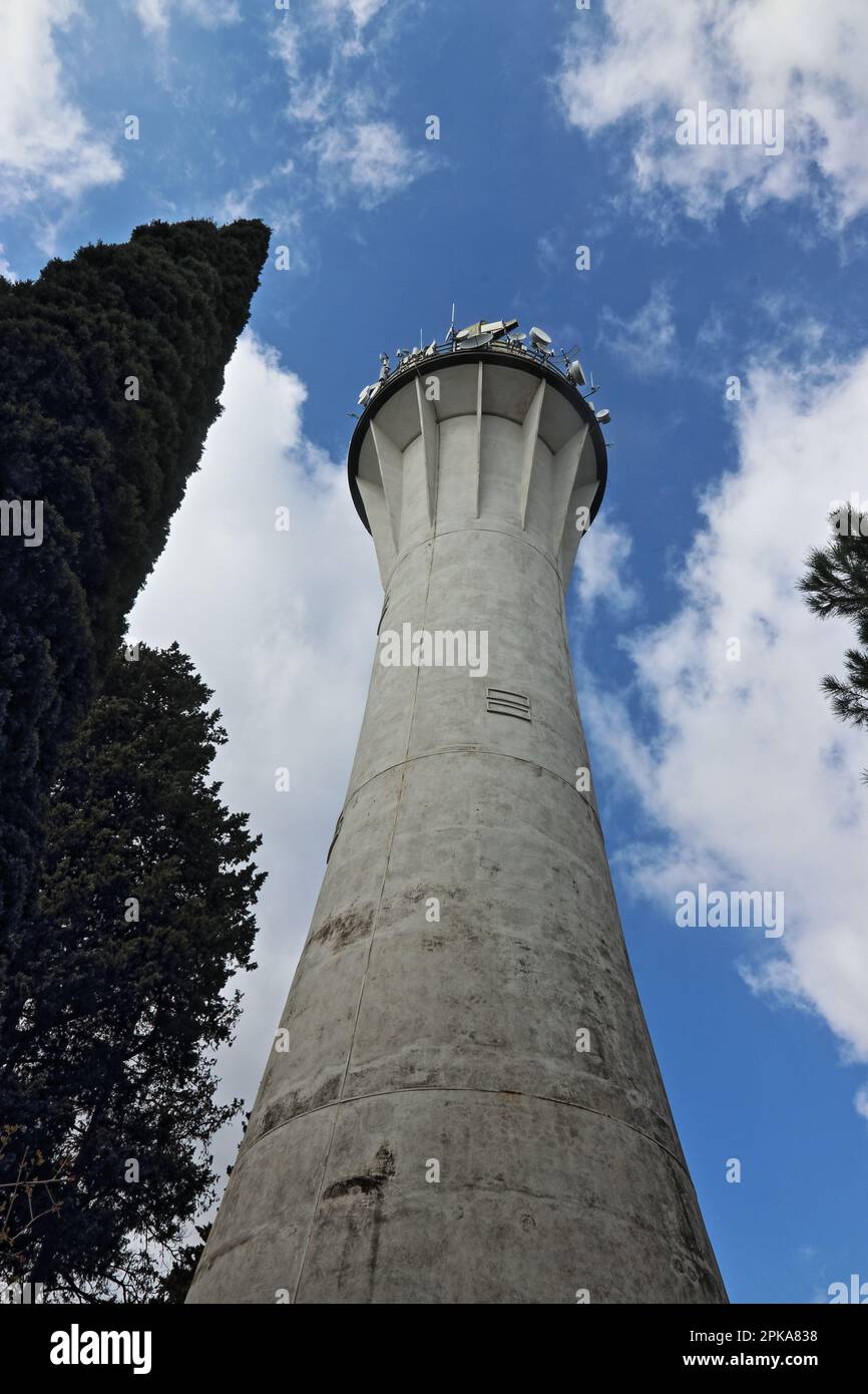 The astronomical observatory in Rome on the Monte Mario hill Stock ...