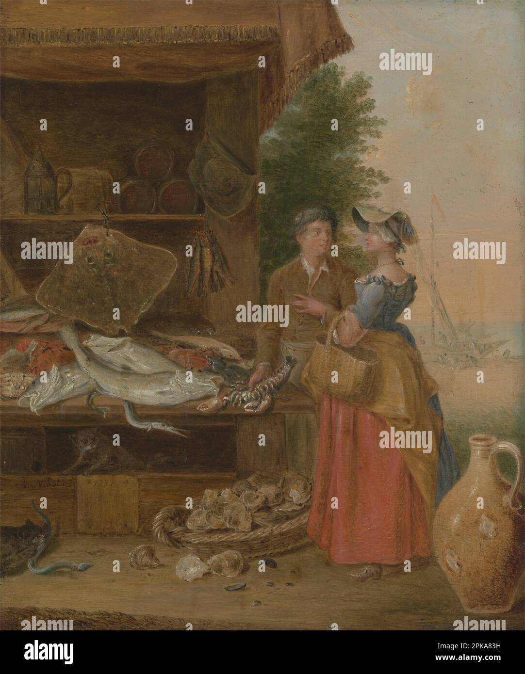 Vintage fishmonger hi-res stock photography and images - Alamy