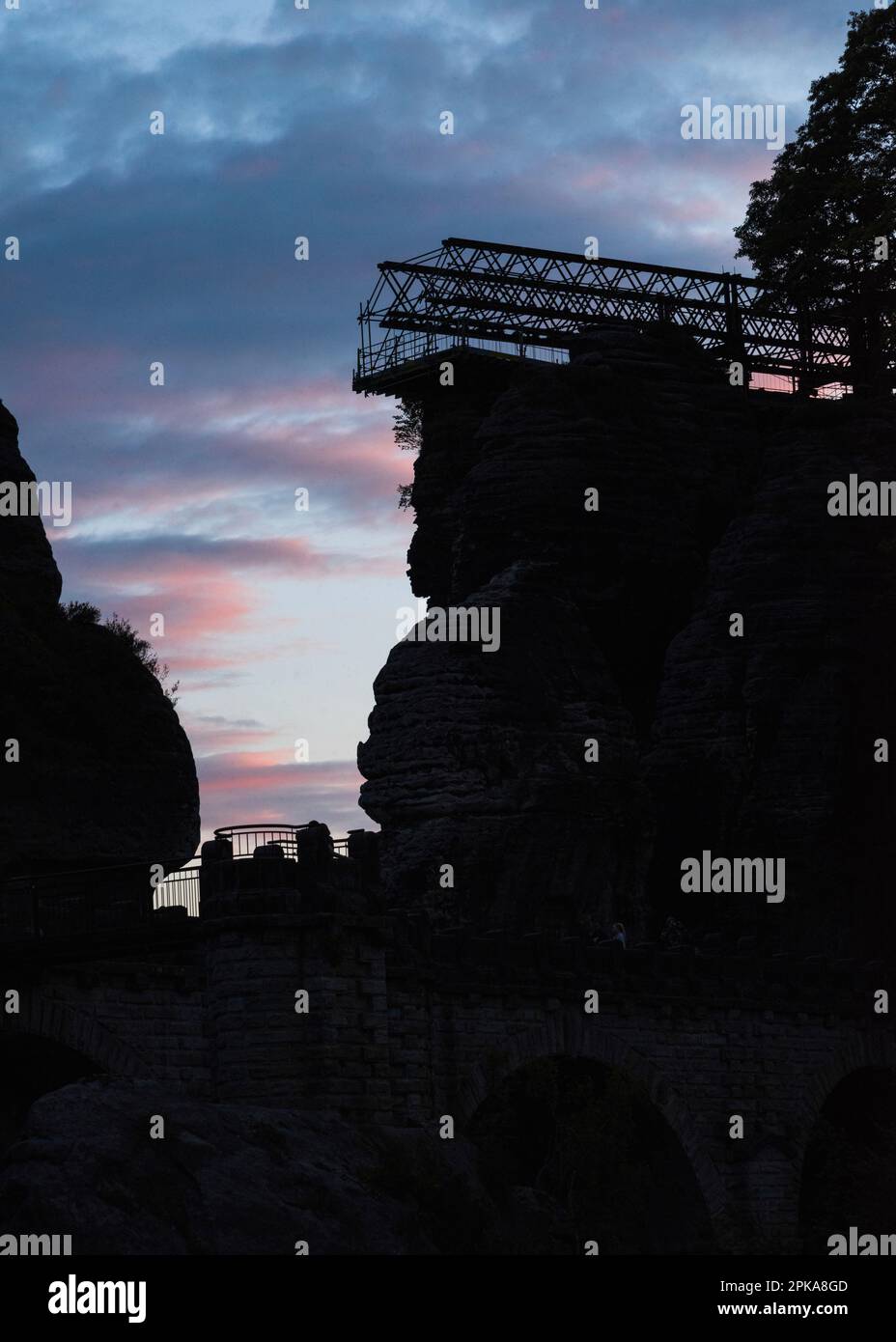 Impressions viewing platform construction site hi-res stock photography ...