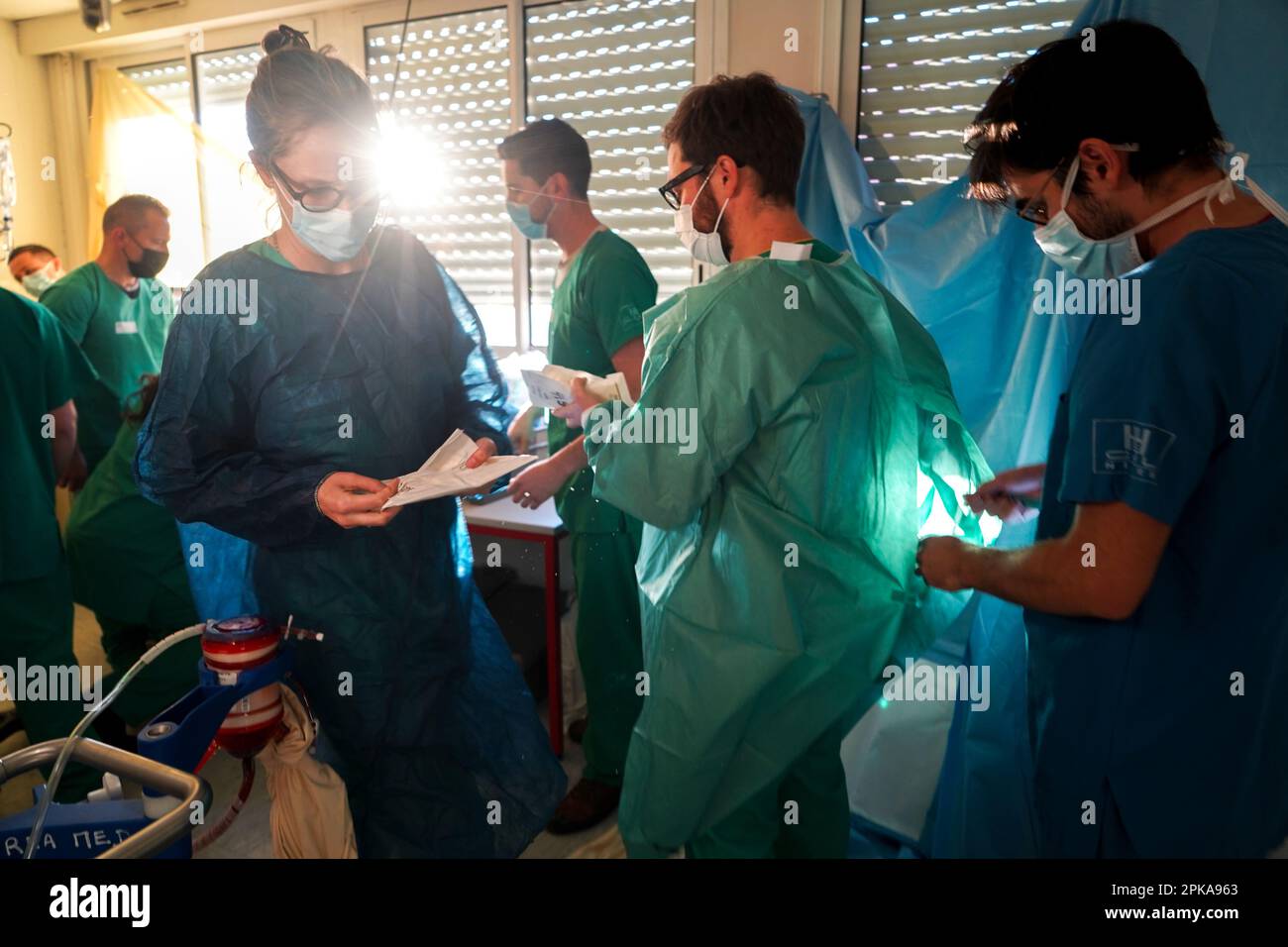 Training of medical interns in the ECMO technique, Extracorporeal ...