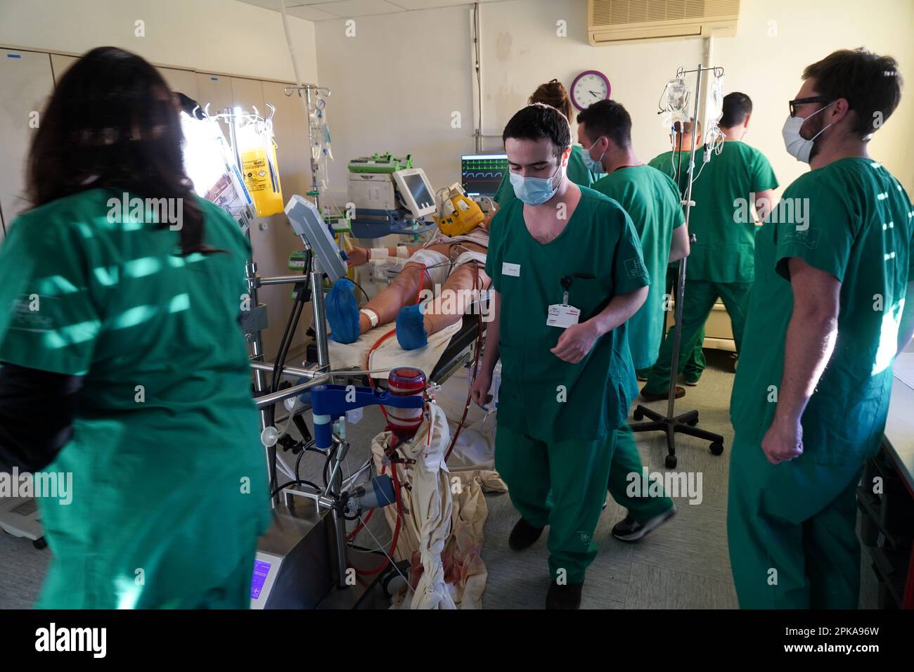 Training of medical interns in the ECMO technique, Extracorporeal ...