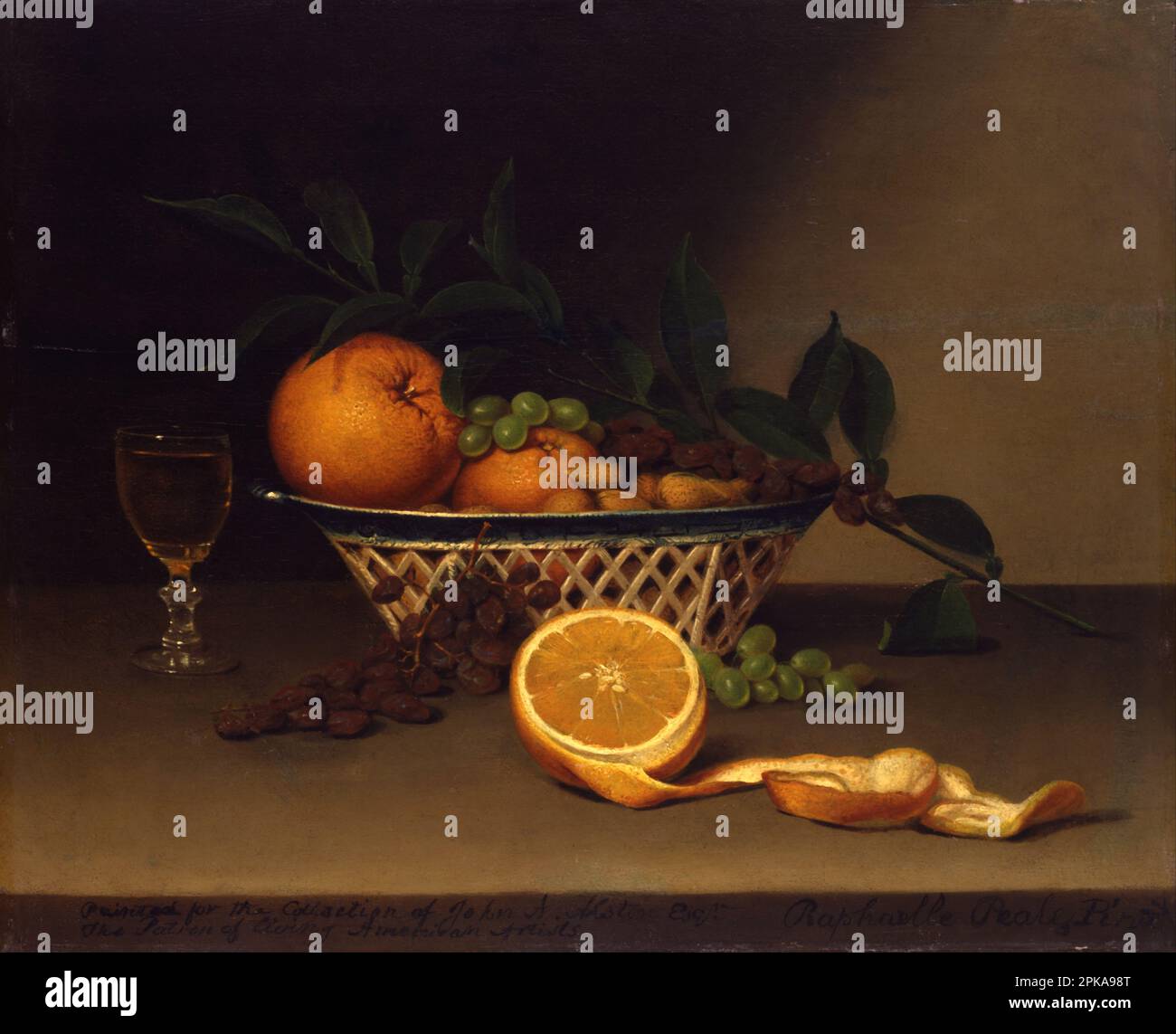 Still Life with Oranges 1818 by Raphaelle Peale Stock Photo - Alamy