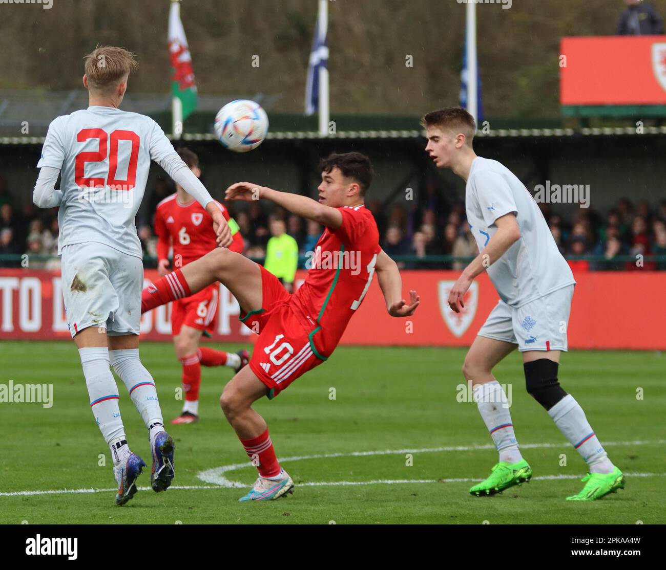 Newport, Wales. 25 March, 2023. Gabriele Biancheri (10), Man United and ...