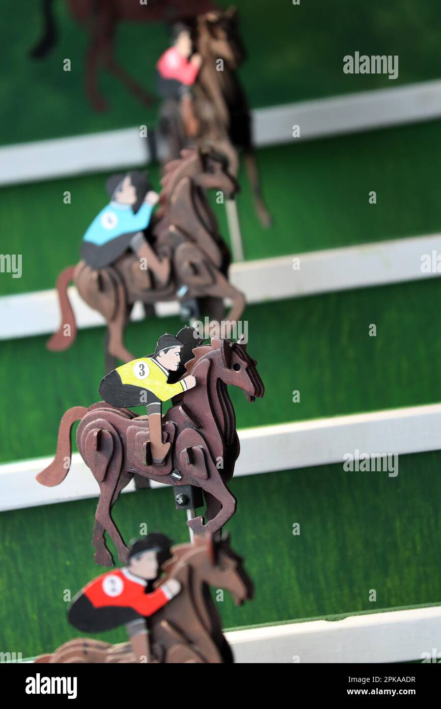 Carnival horse race game hi-res stock photography and images - Alamy