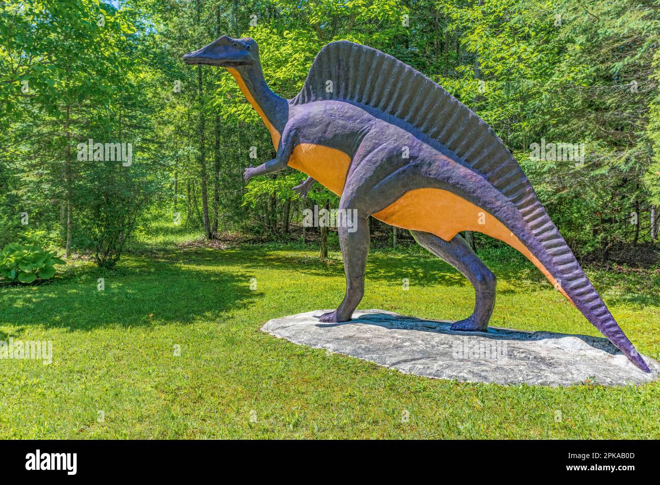 Prehistoric World in Eastern Ontario, Canada, is a multi-acre outdoor ...