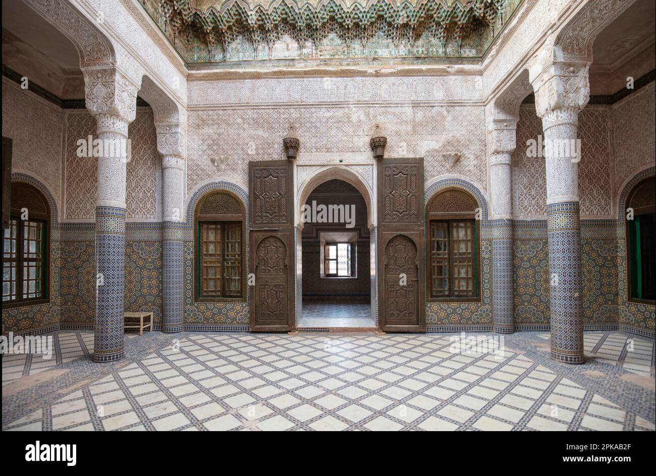 Morocco, Telouet, Telouet Kasbah, Glaoui Palace, Castle, Caravans Route ...