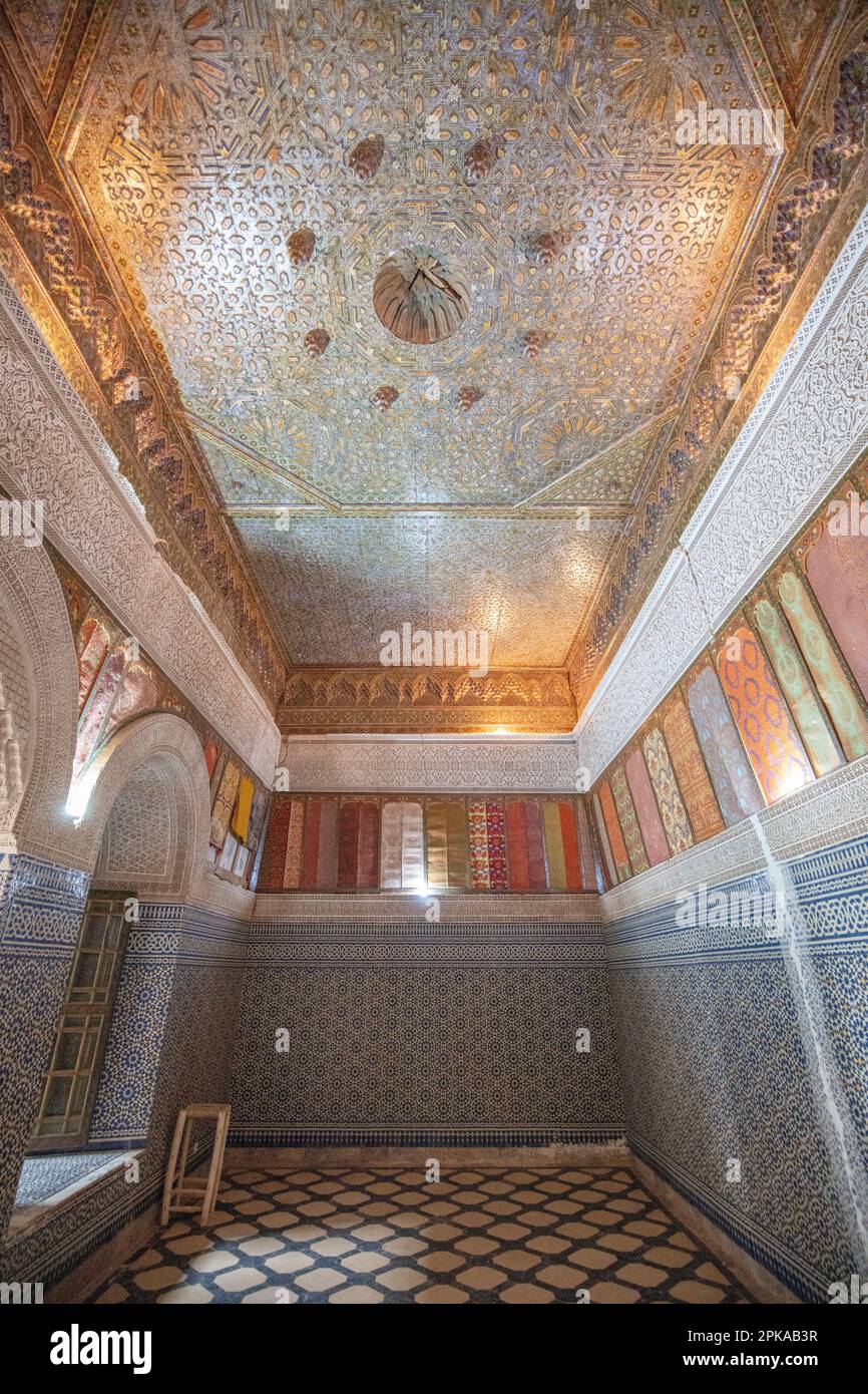 Morocco, Telouet, Telouet Kasbah, Glaoui Palace, Castle, Caravans Route ...