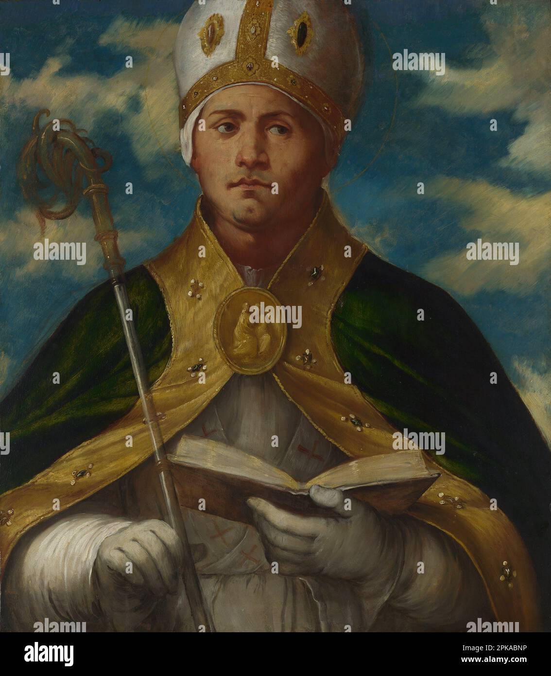 Saint Gaudioso circa 1524 by Girolamo Romanino Stock Photo - Alamy