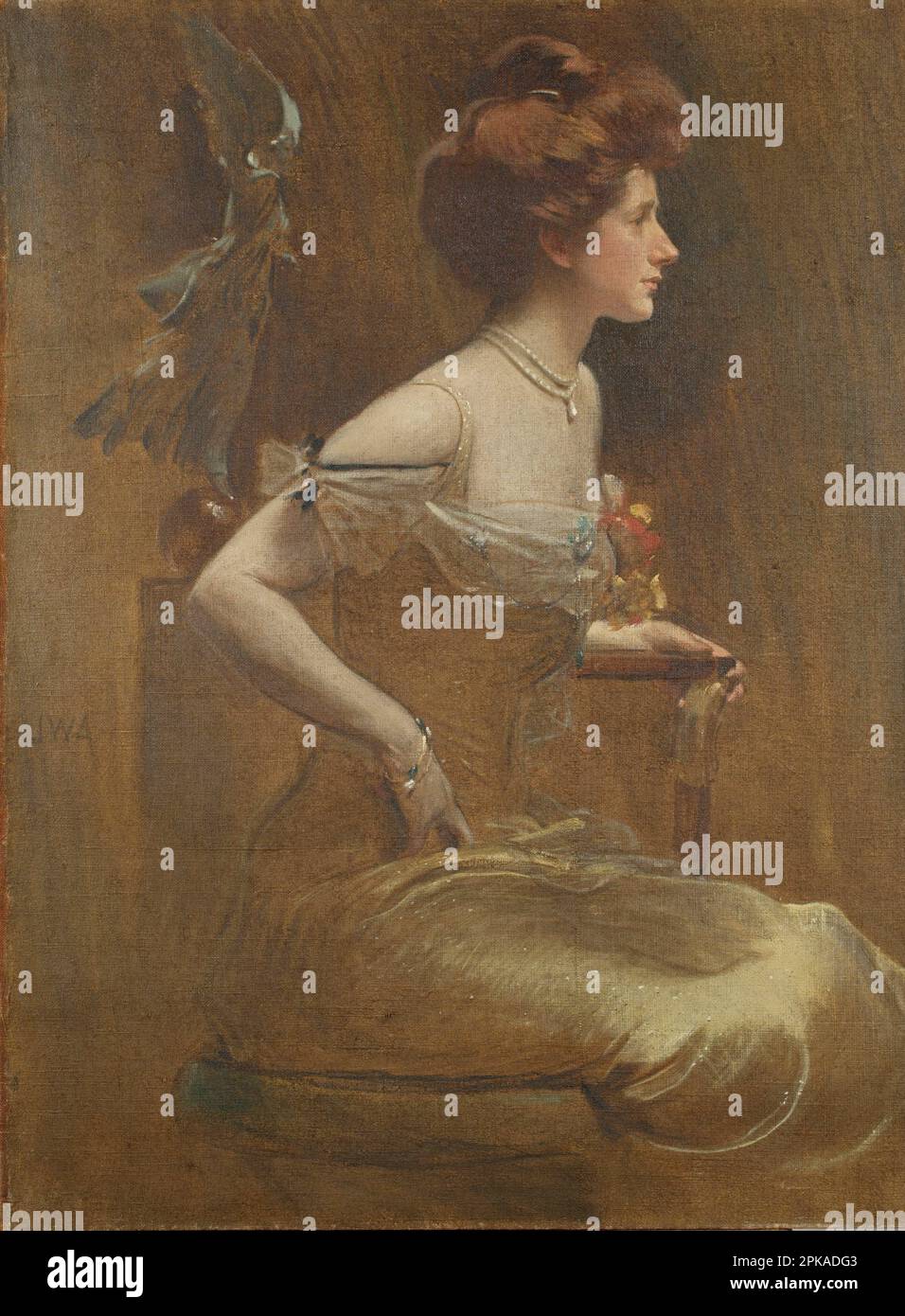 Mrs. Thomas Hastings circa 1901 by John White Alexander Stock Photo - Alamy