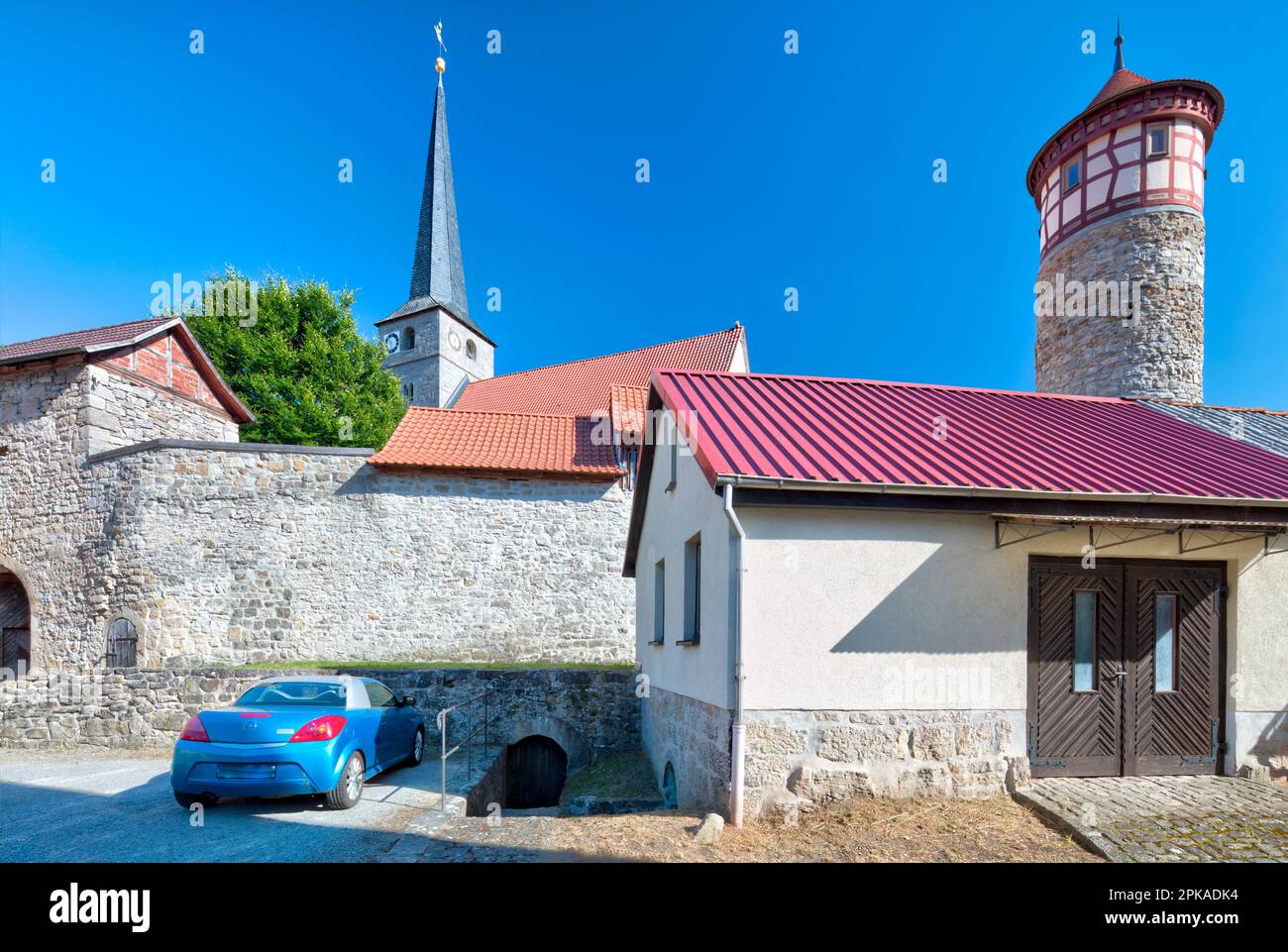 Church Castle, St. Trinitatis, Hat and Gate Tower, Cattle Wall, Gaden ...