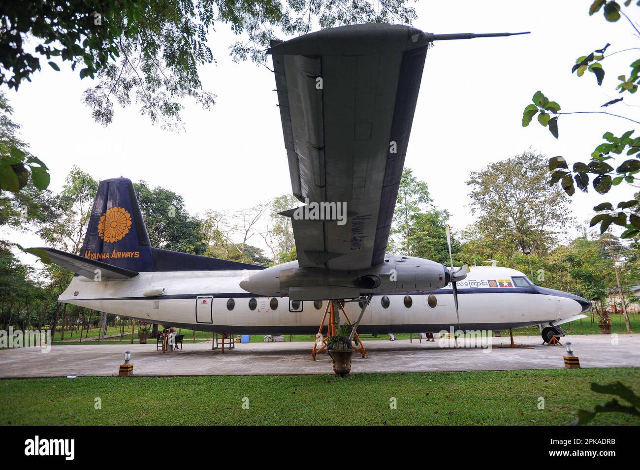 Myanmar national airlines plane hi-res stock photography and images - Alamy
