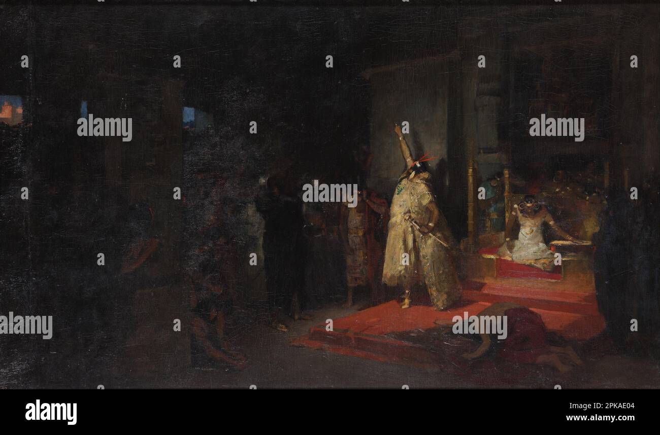 The ransom of Atahualpa 1896 by Carlos Baca-Flor Stock Photo - Alamy