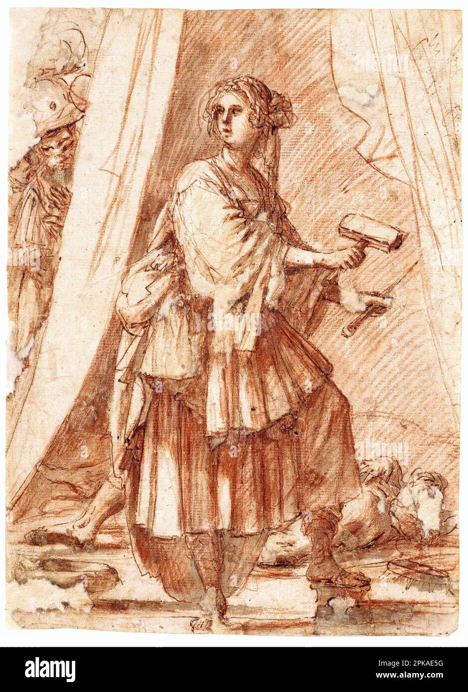 Jael and Sisera 1585 by Giovanni Baglione Stock Photo - Alamy