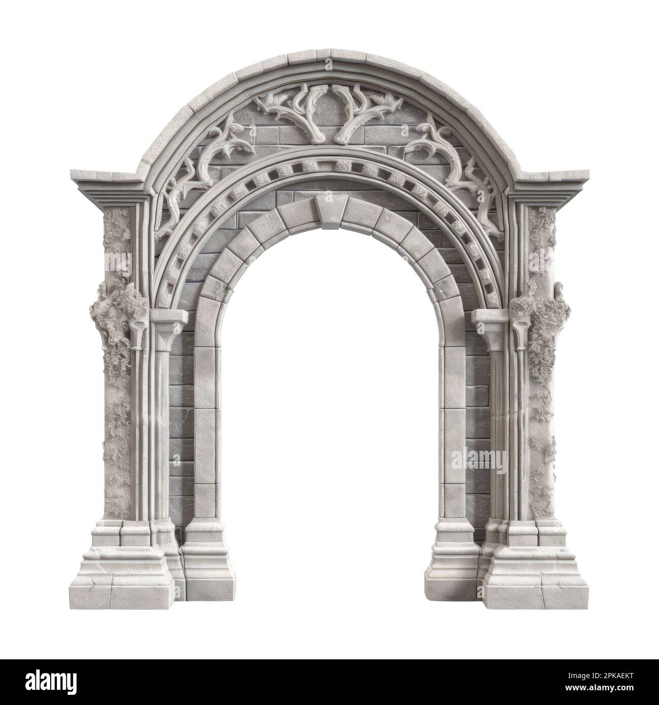 Old stone arches Cut Out Stock Images & Pictures - Alamy
