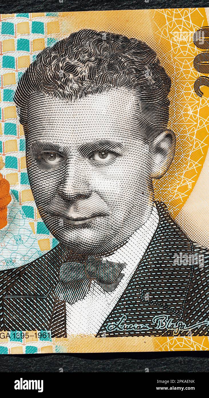 Romanian LEI Currency Banknote. RON Money European Currency Stock Photo ...