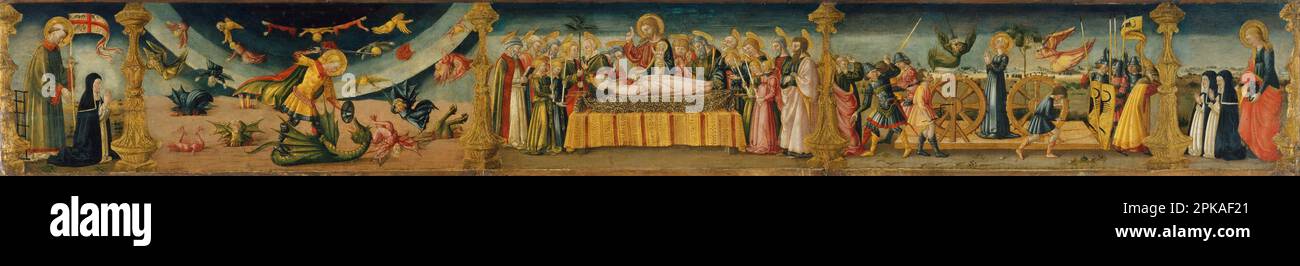 Saint Lawrence, Saint Michael and the Dragon, the Dormitio Virginis and ...