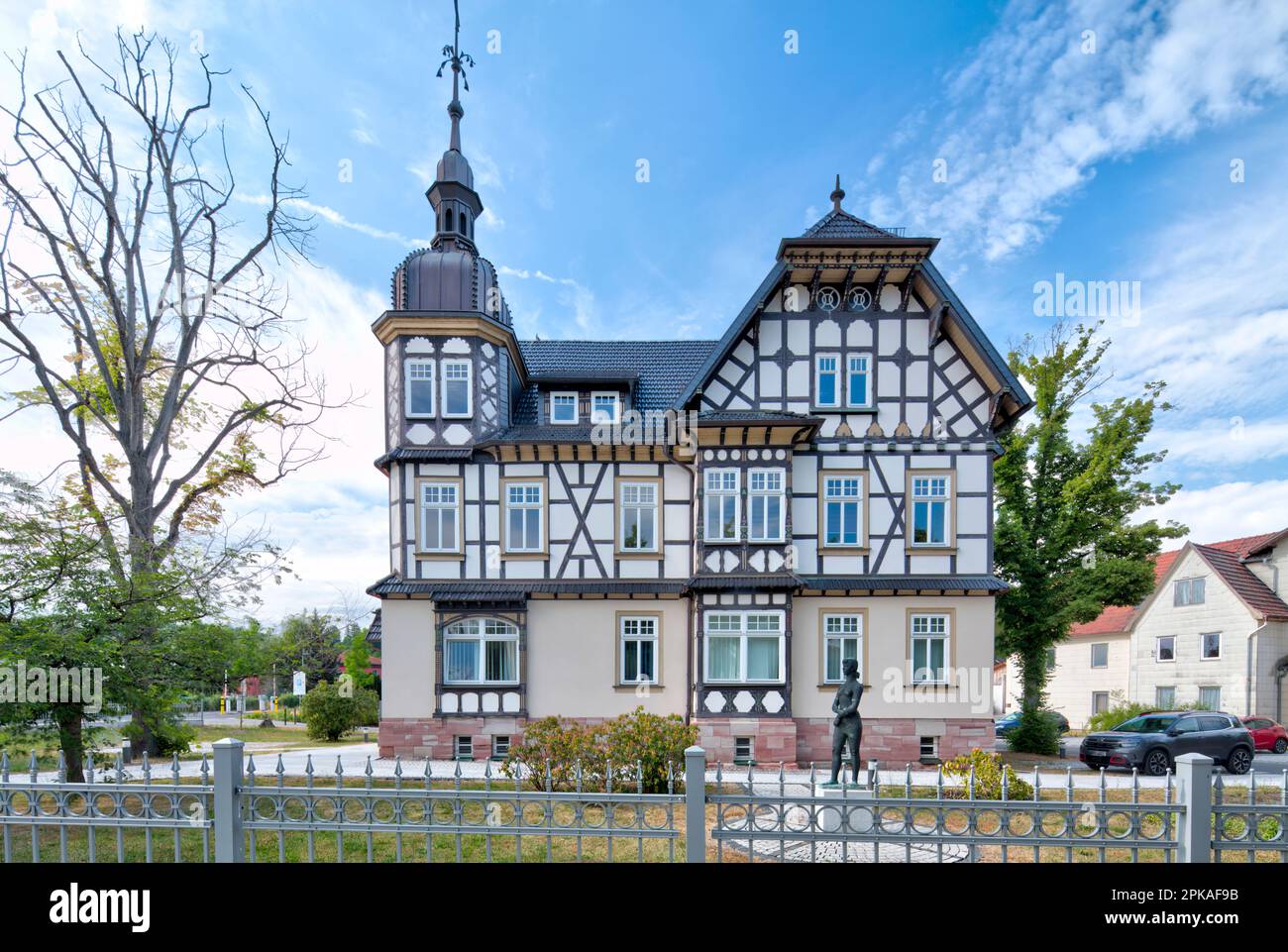 Half-timbered house, half-timbering, architecture, house facade ...