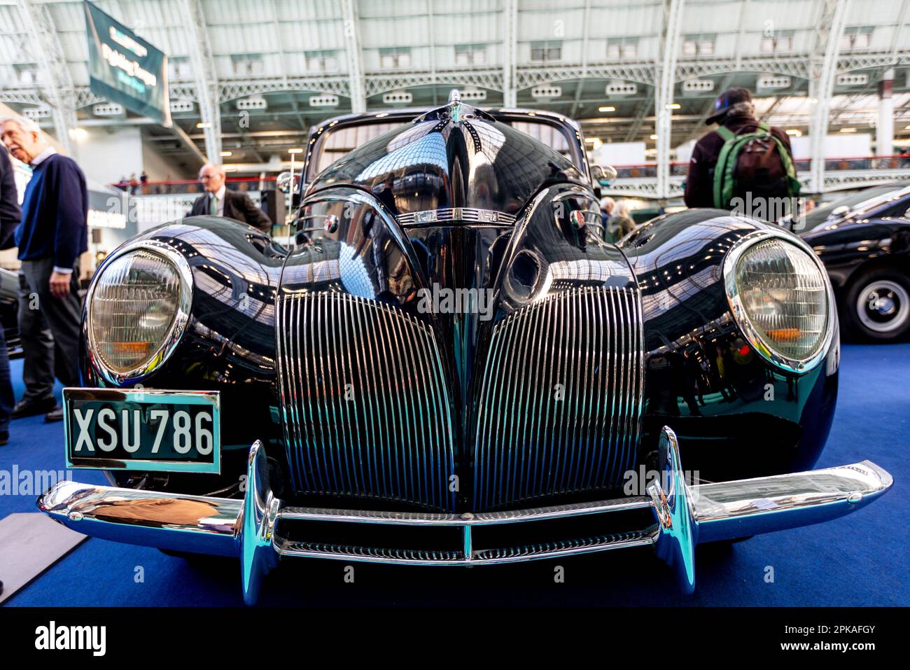 A Lincoln Zephyr V12 at The Classic Car Show London UK Stock Photo - Alamy