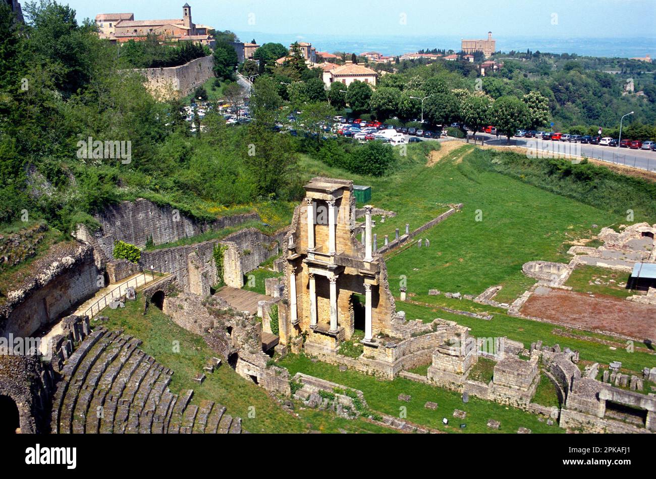 Roman amphitheater volterra tuscany italy hi-res stock photography and ...
