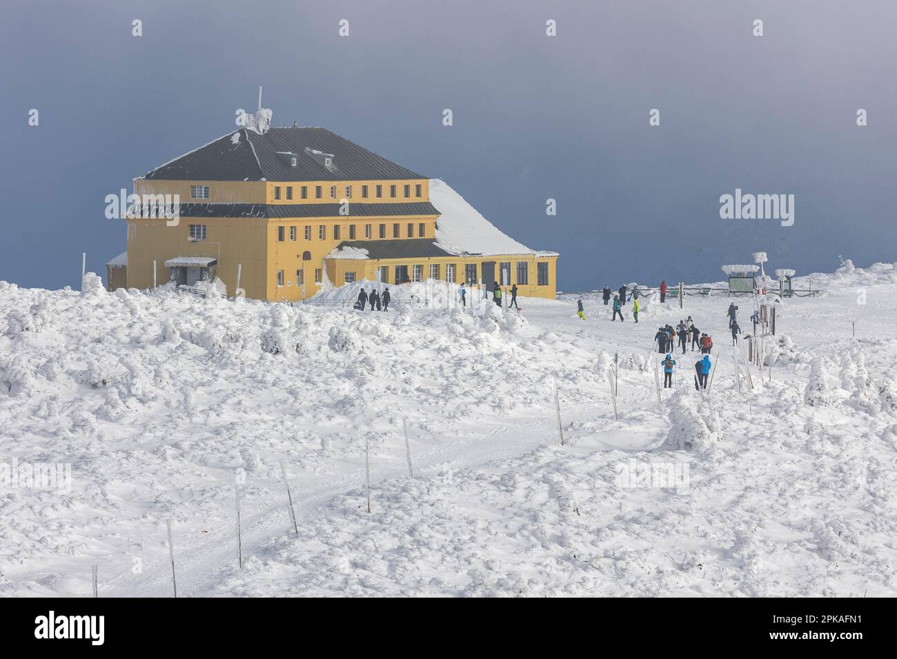 Europe, Poland, Lower Silesia, Giant Mountains, Dom Slaski pod Sniezka ...