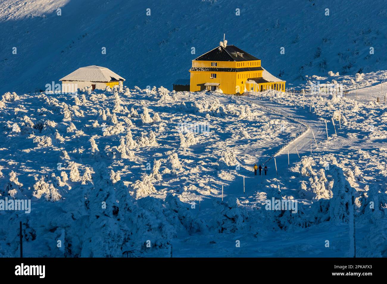 Europe, Poland, Lower Silesia, Giant Mountains, Dom Slaski pod Sniezka ...