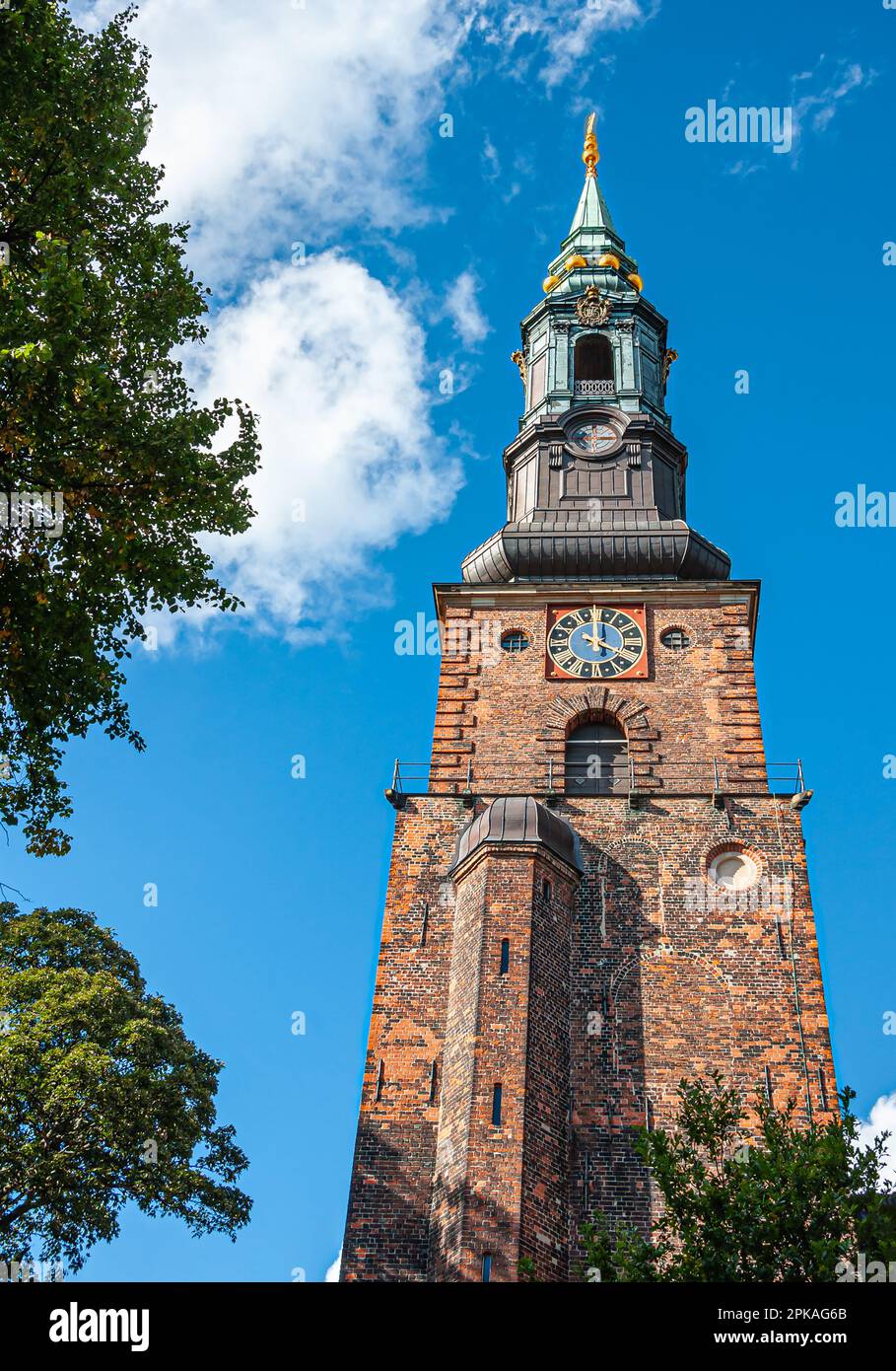 Copenhagen, Denmark - September 13, 2010: Sankt Petri Kirke, church ...