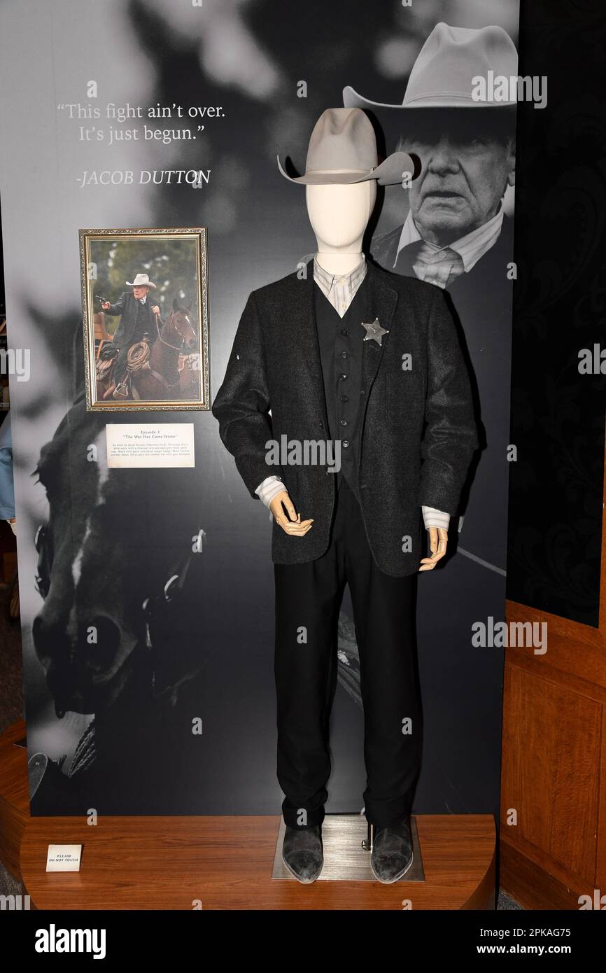 New York, USA. 06th Apr, 2023. A costume worn by Harrison Ford ...
