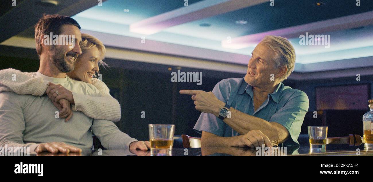 THE BEST MAN, from left: Luke Wilson, Nicky Whelan, Dolph Lundgren ...