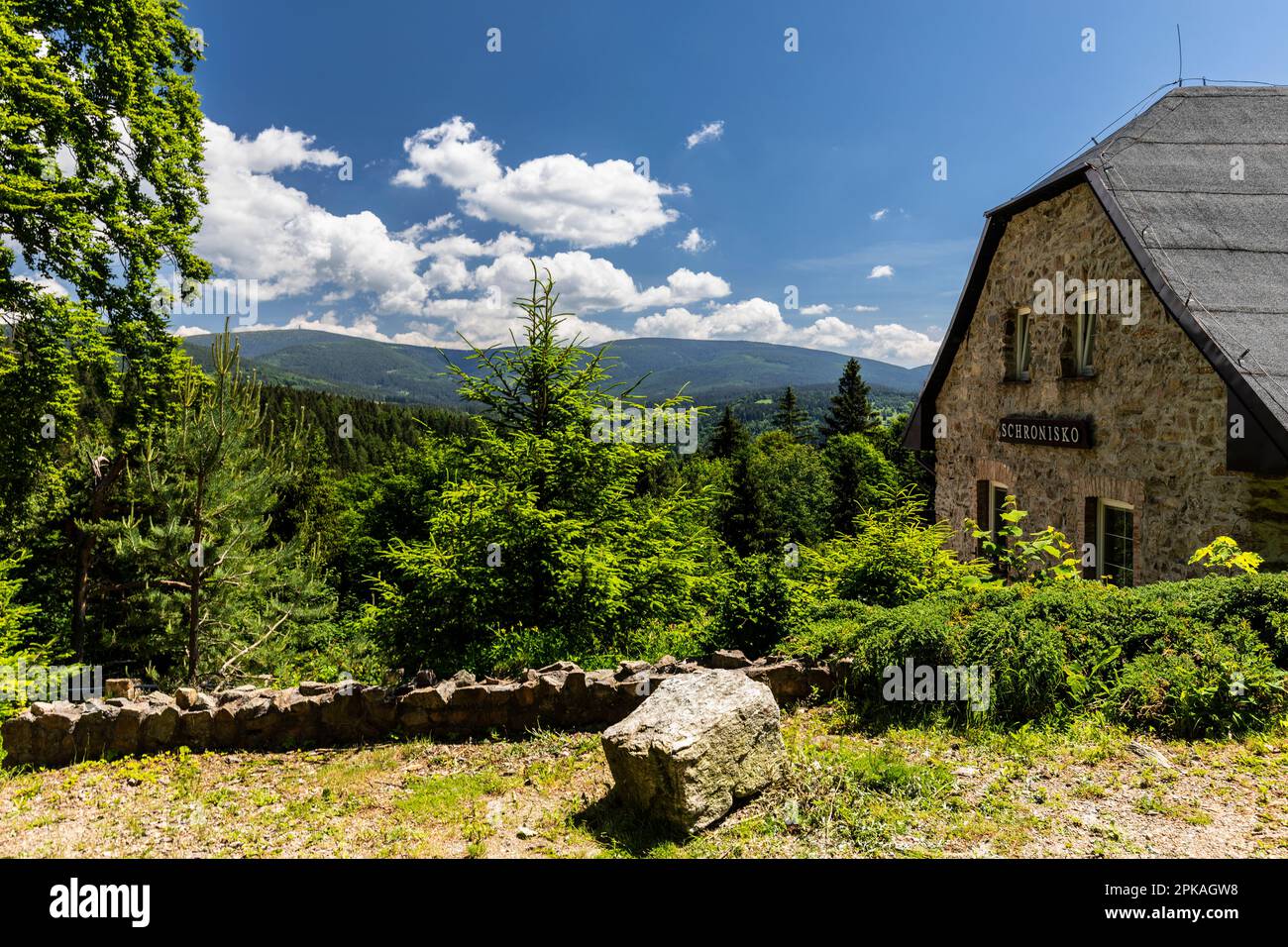 Europe, Poland, Lower Silesian, Sanktuarium Maria Sniezna / Kirche ...