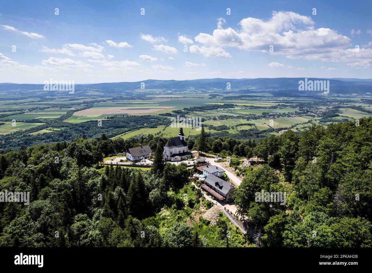 Europe, Poland, Lower Silesian, Sanktuarium Maria Sniezna / Kirche ...