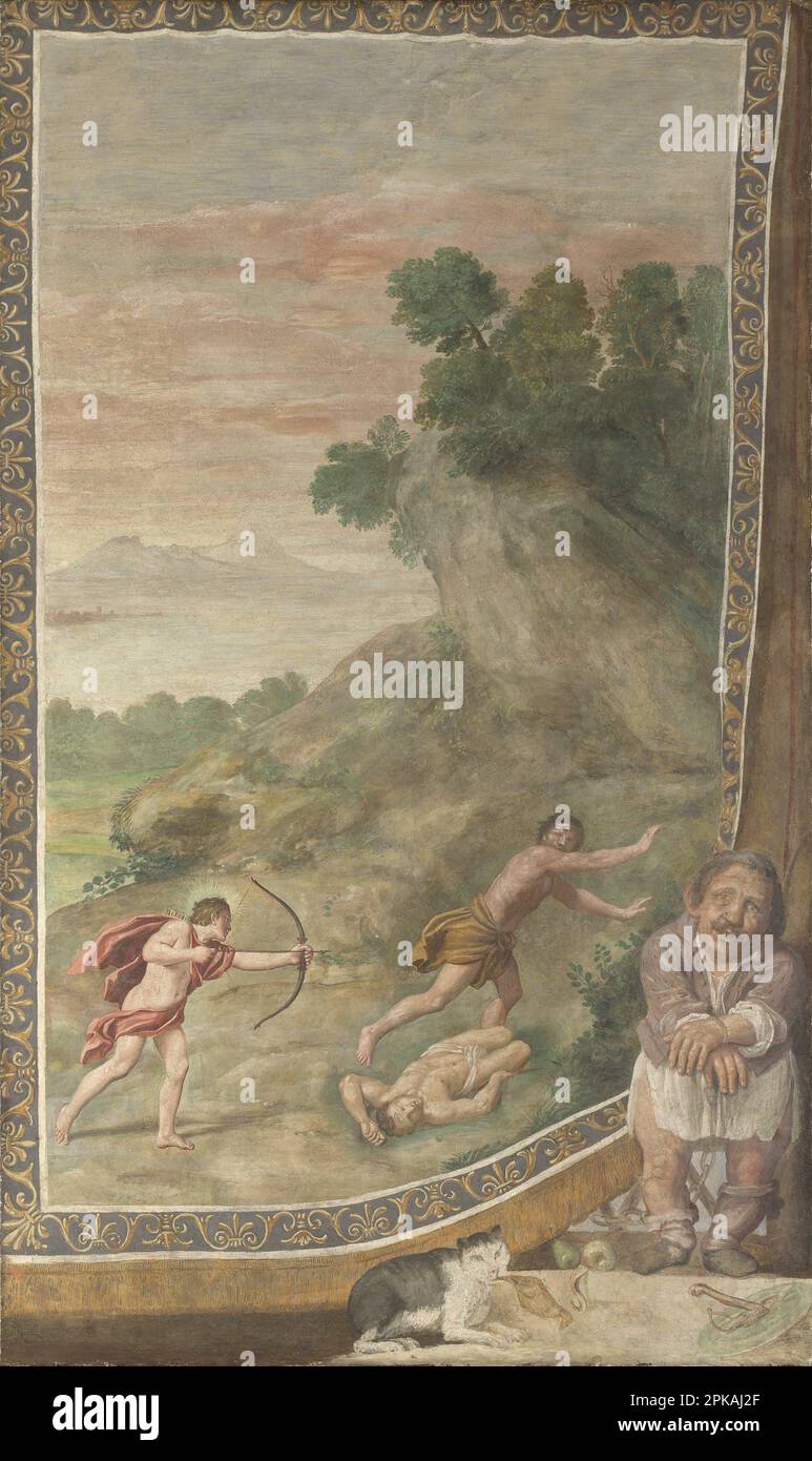 Apollo killing the Cyclops from 1616 until 1618 by Domenichino (and ...