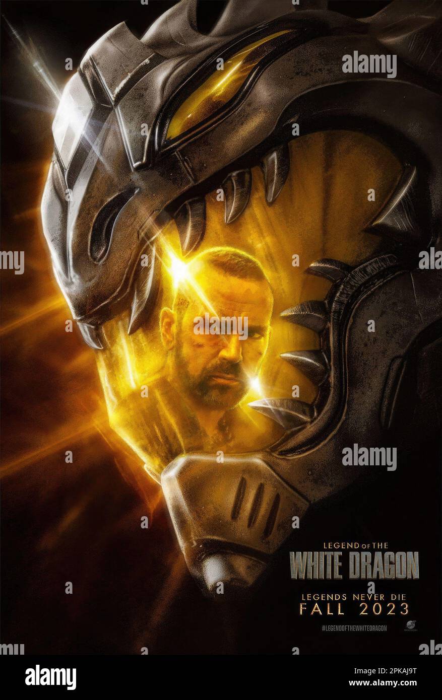 LEGEND OF THE WHITE DRAGON, advance poster, Jason David Frank, 2023 ...