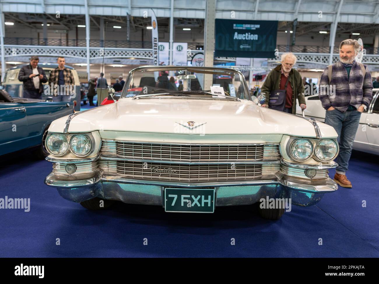 A 1963 Cadillac At The Classic Car Show London Uk Stock Photo - Alamy