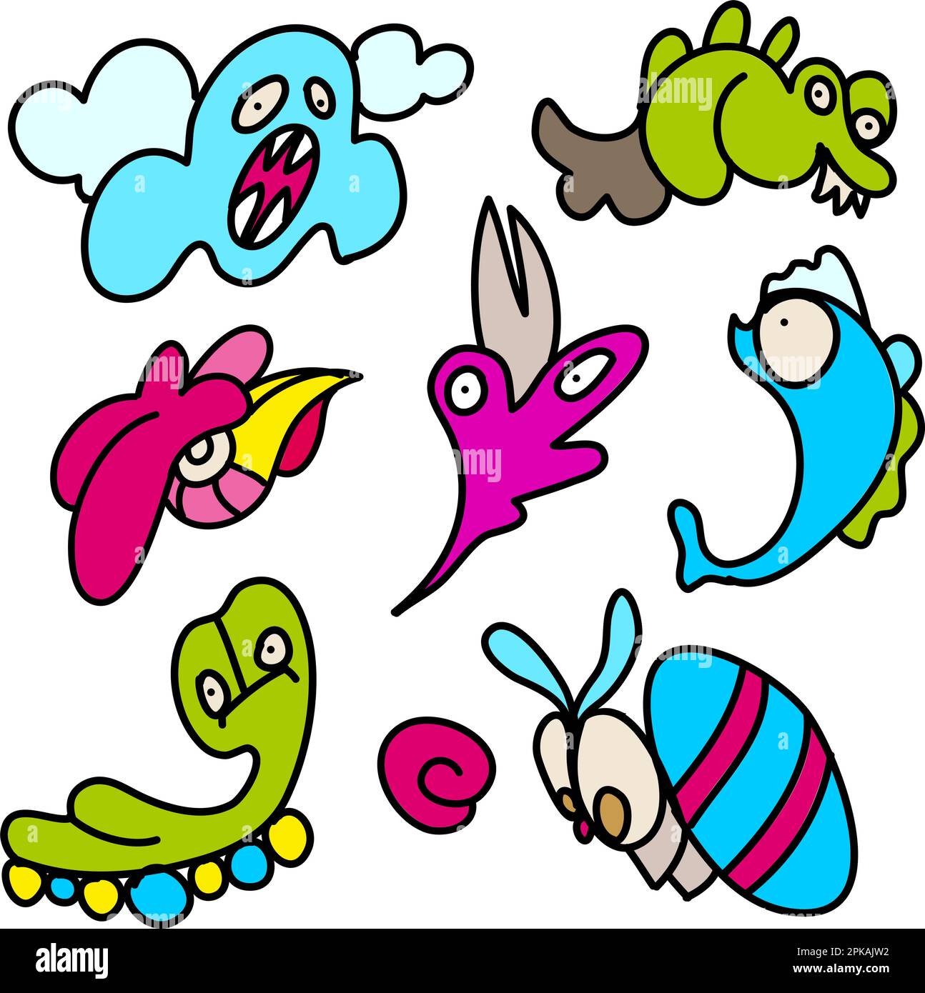 Funny Monsters Drawings Funny Monsters Drawings