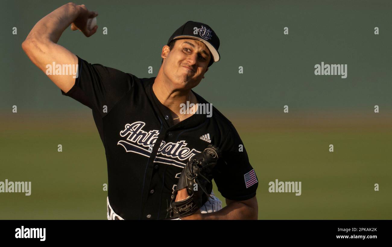 UC Irvine starting pitcher Andre Antone (30) throws a pitch during an ...