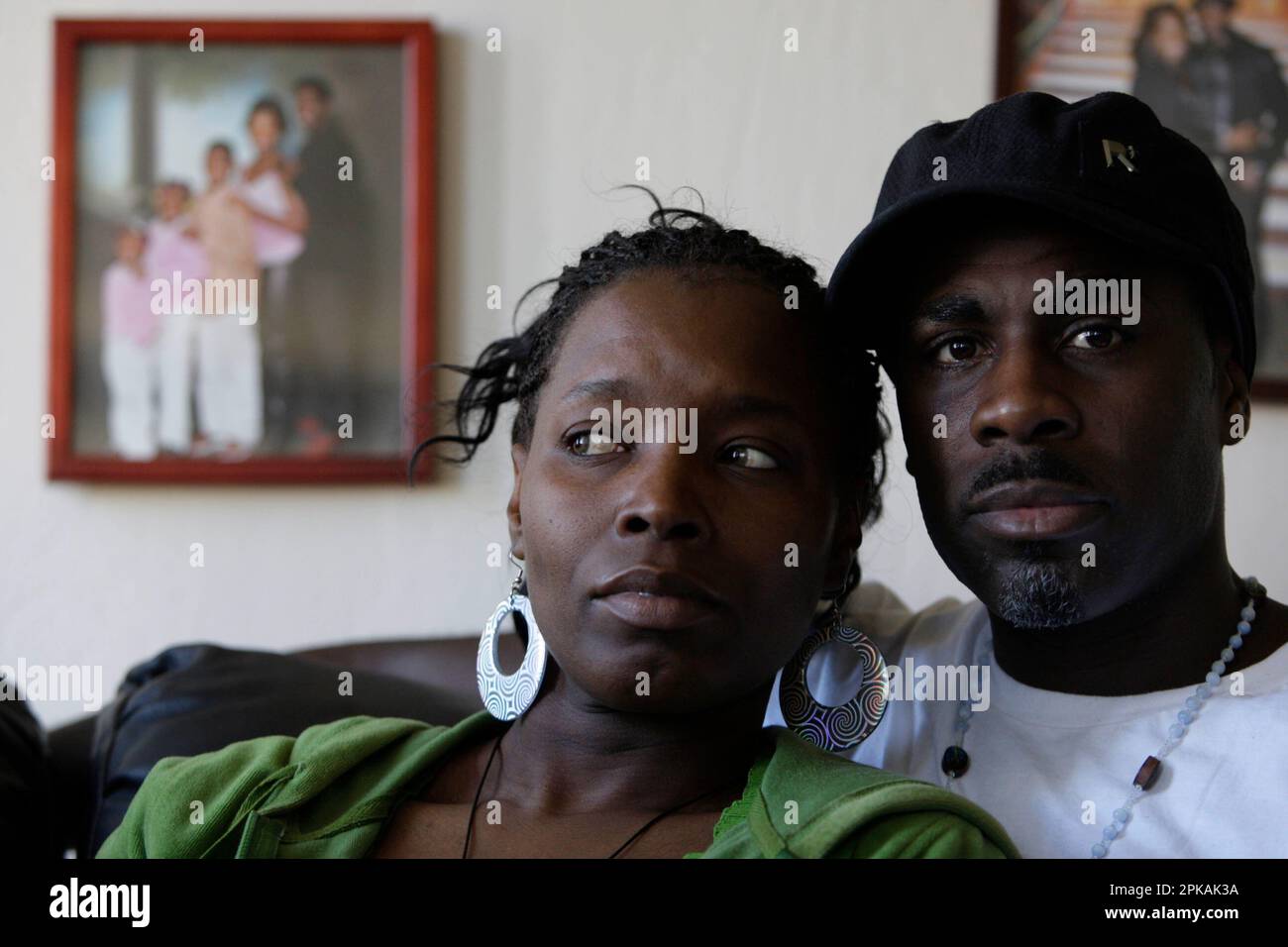 Stephen Powell, Sr. and Stacey Powell are seen at their home in San ...
