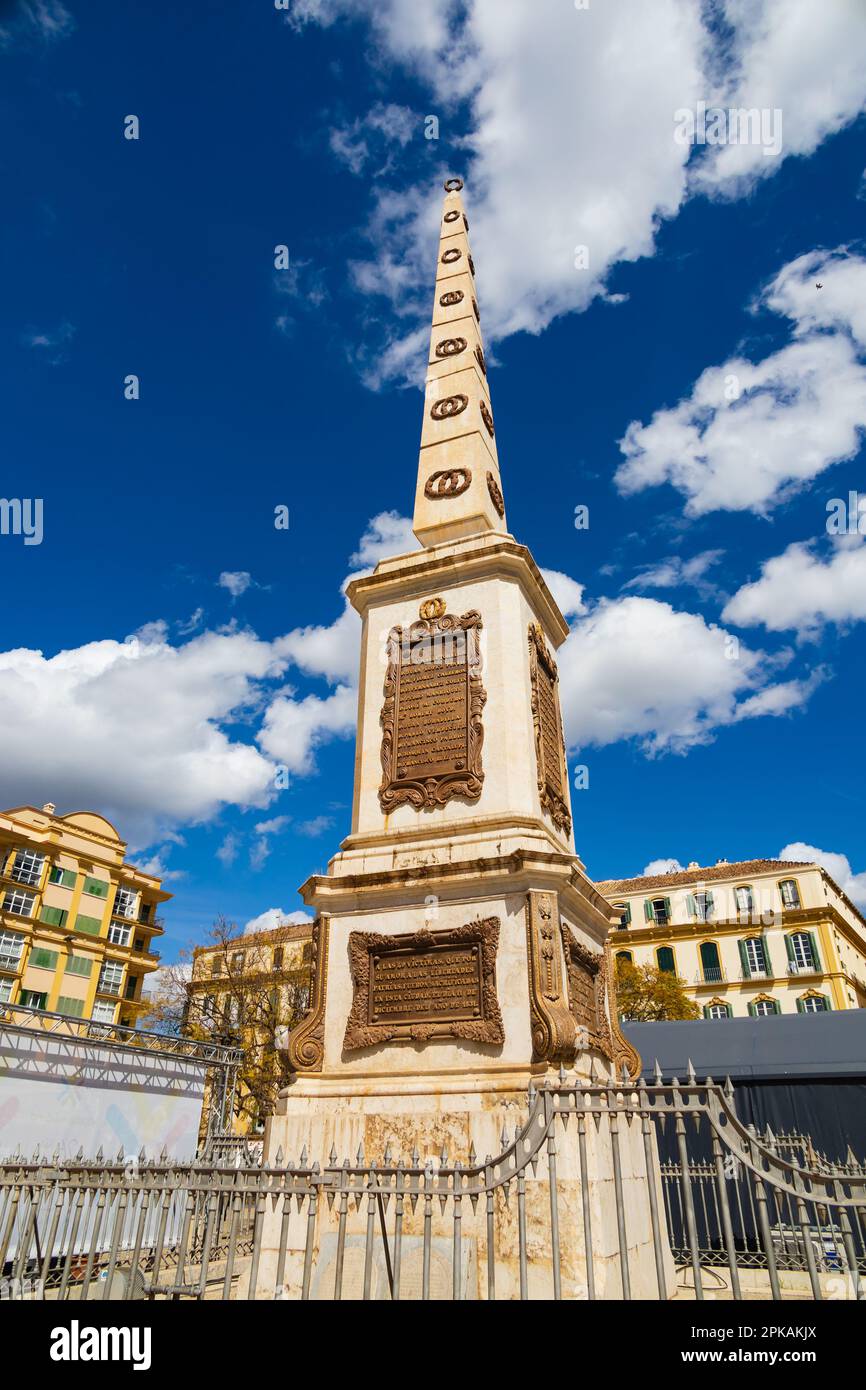 Monumento a Torrijos. Obelisk Memorial monument to General Jose Maria ...