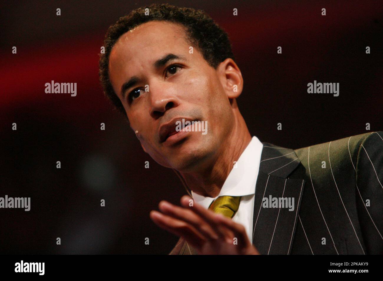 Charles Phillips, president of Oracle, delivers a keynote for ...