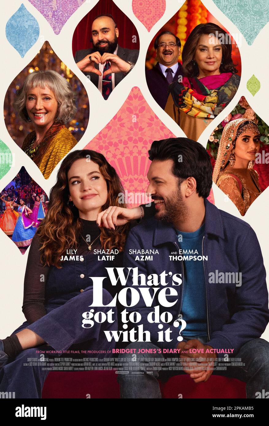 WHAT'S LOVE GOT TO DO WITH IT?, poster, top from left: Emma Thompson ...