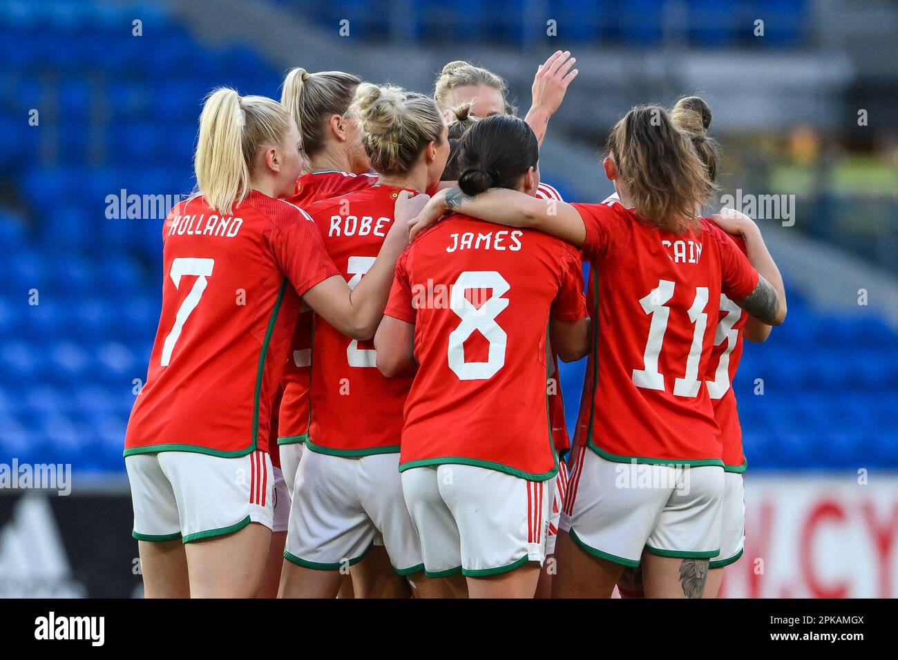 Jess Fishlock of Wales celebrates her goal to make it 1-0 during the ...