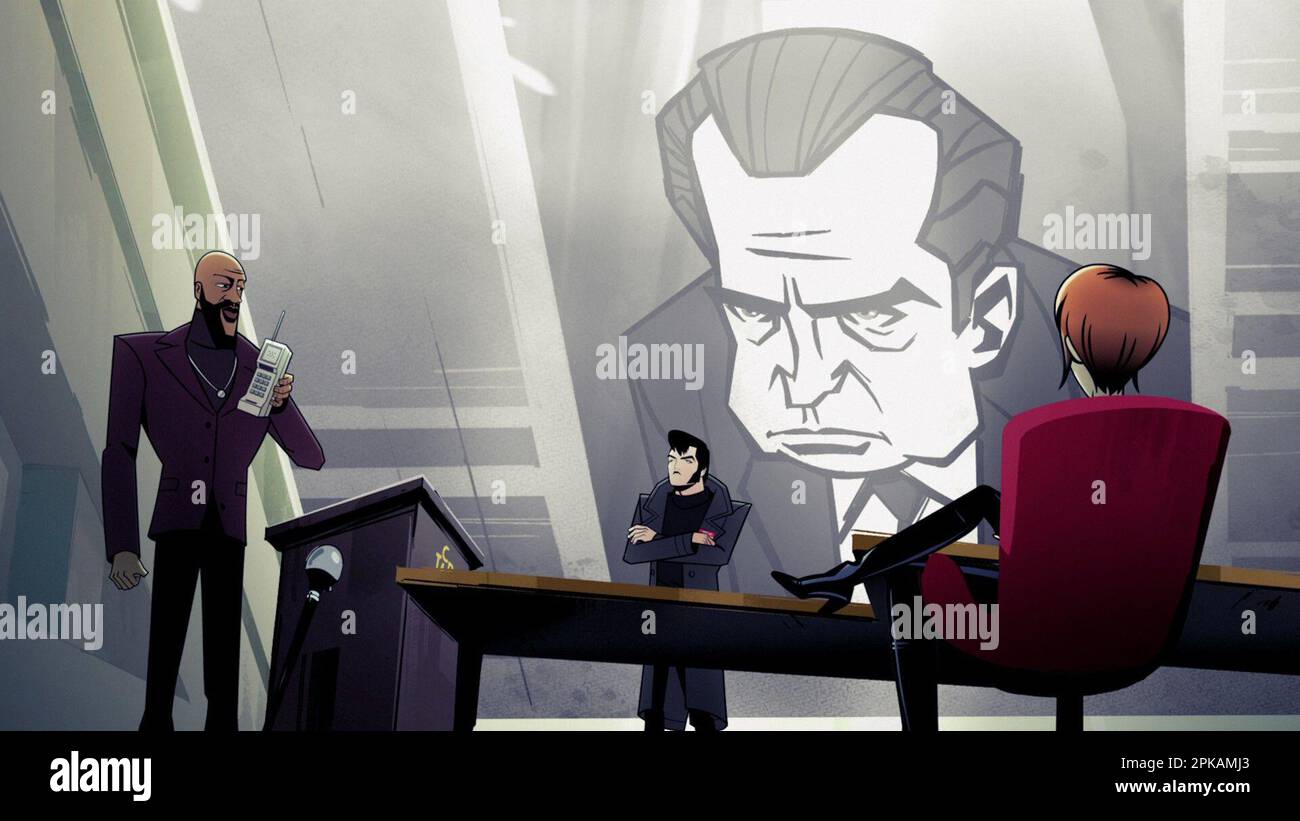 AGENT ELVIS, from left: The Commander (voice: Don Cheadle), Elvis ...