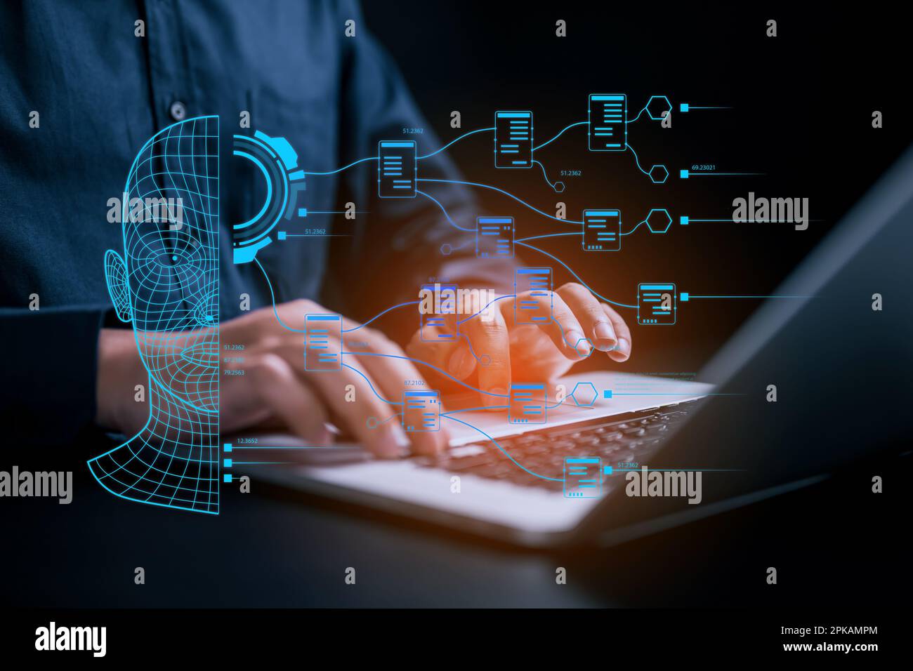 Human life with Artificial Intelligence, Data in computer technology ...