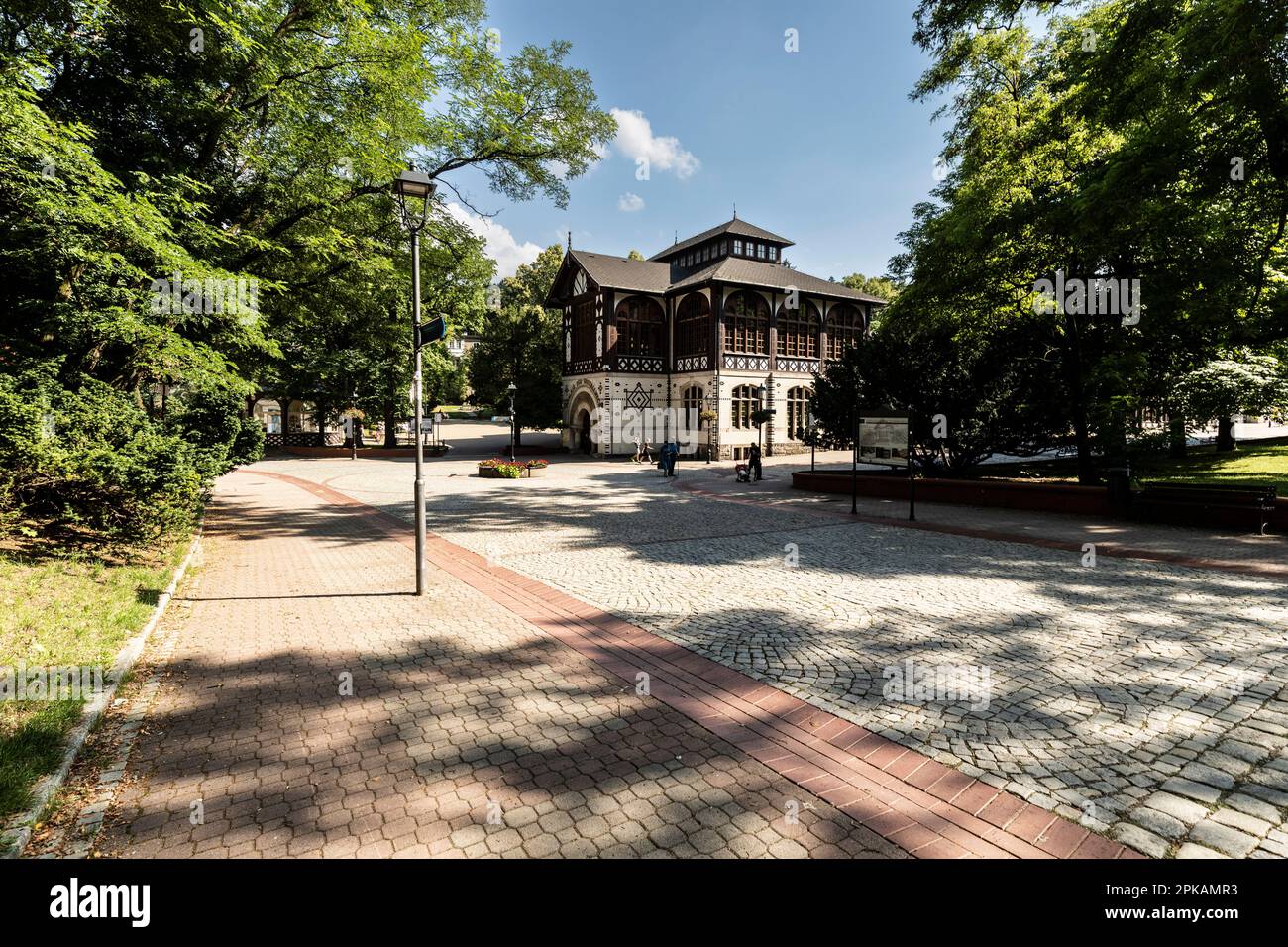 Europe, Poland, Lower Silesia, Szczawno, Zdroj / Bad Salzbrunn Stock ...
