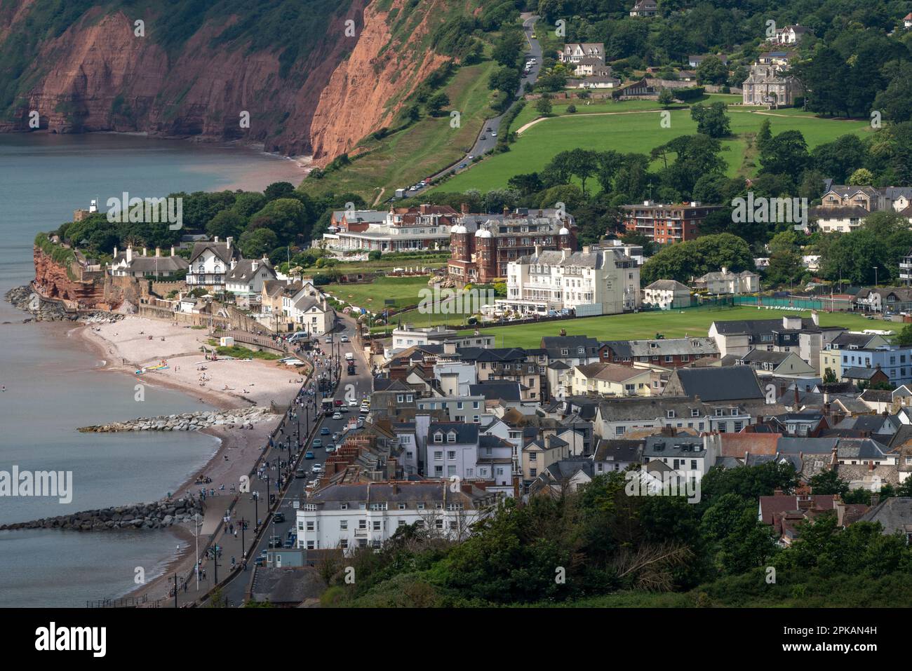 Aerial view sidmouth hi-res stock photography and images - Alamy