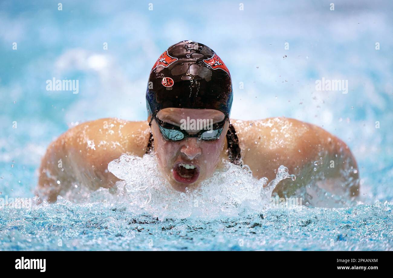 Betsy Wizard of Northampton Swimming Club in action during the Women's ...