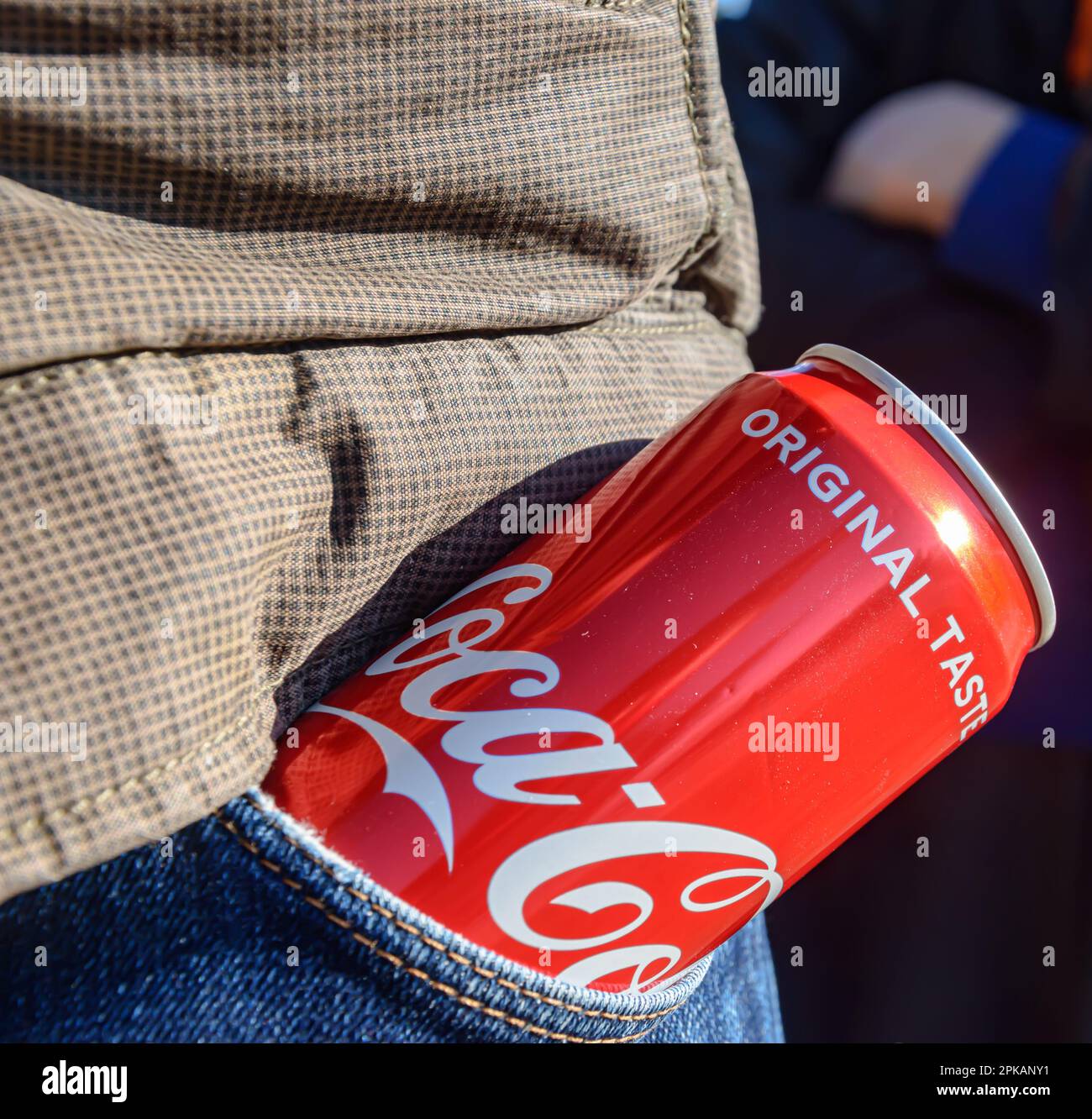 Drink coca cola tin sign hi-res stock photography and images - Alamy