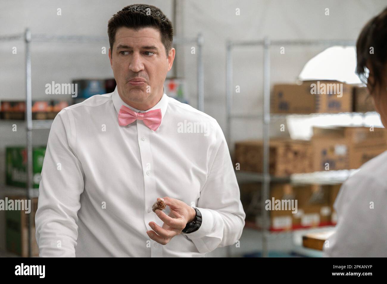 PARTY DOWN, from left: Ken Marino, Zoe Chao, 'KSGY-95 Prizewinner's ...