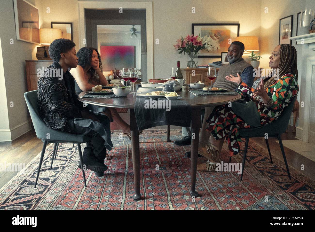 SWARM, from left: Dominique Fishback, Kiersey Clemons, Norm Lewis, Cree ...